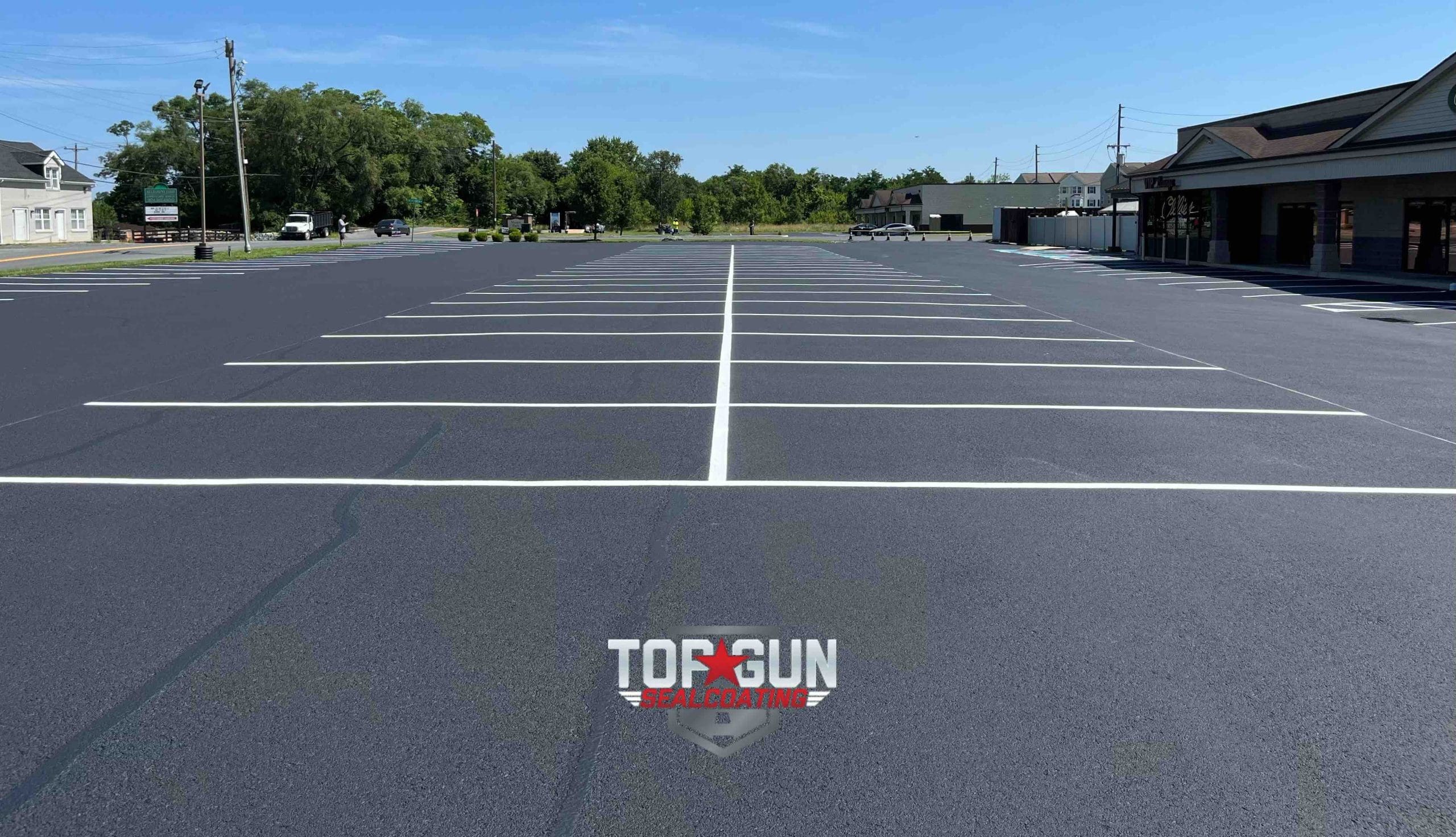 Line Striping in Martinsburg - Top Gun Sealcoating